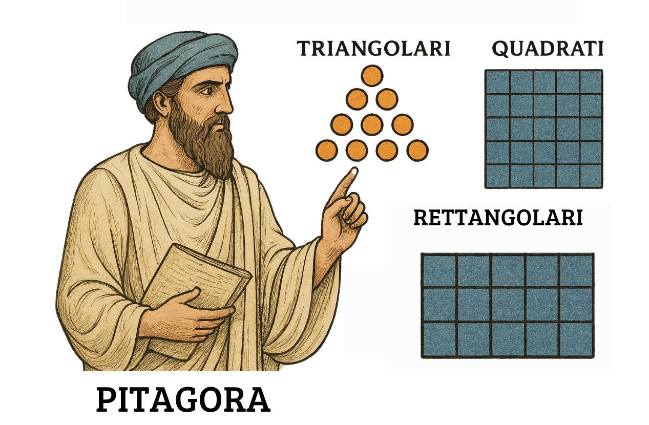 Numeri triangolari, quadrati e rettangolari alla scuola di Pitagora ...
